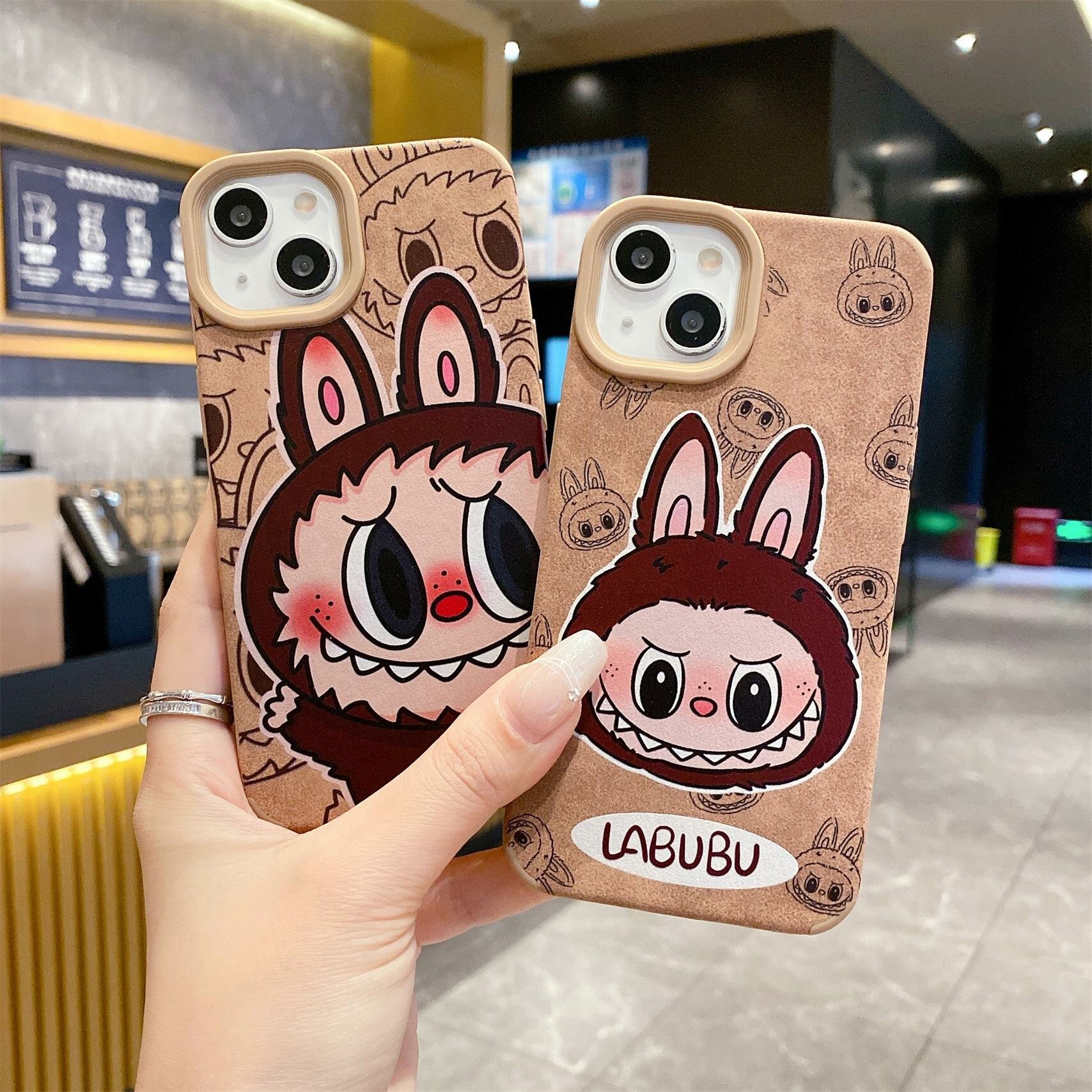 Накладка Labubu Barley, для iPhone 16 Pro, тпу, мультяшный дизайн