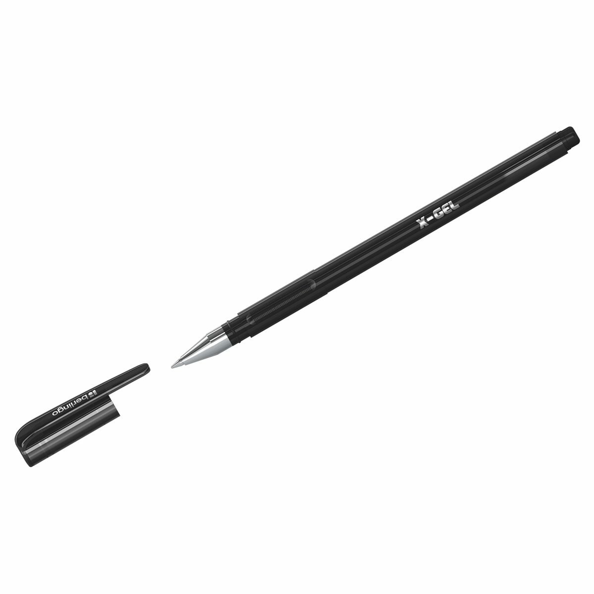 Ручка гелевая Berlingo X-Gel (0.4мм, черная) (CGp_50120), 144шт.