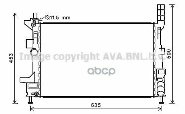 Радиатор системы охлаждения Ava арт. FD2578