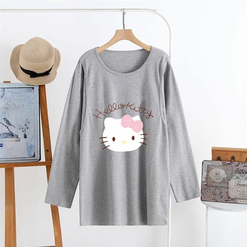 Футболка спортивная для кормящих мам