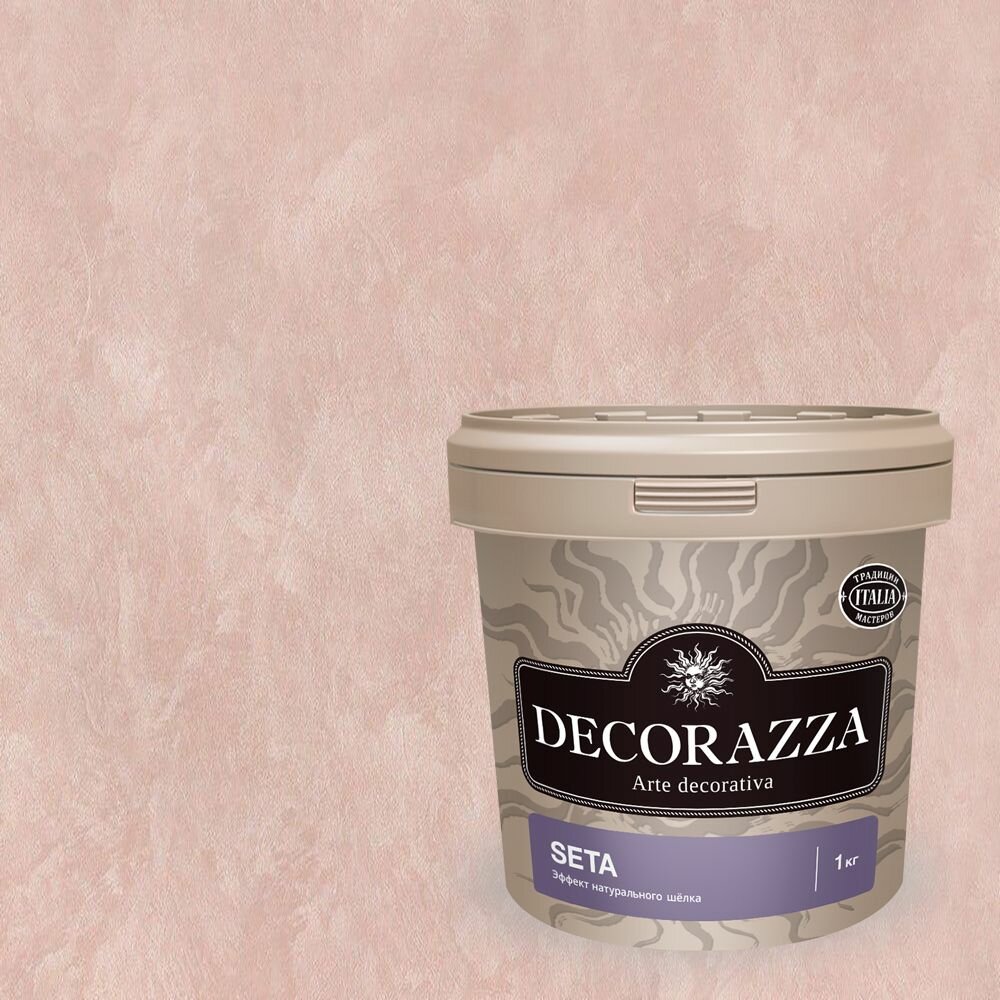 Декоративная штукатурка с эффектом натурального шелка Decorazza Seta (1кг) ST 11-91