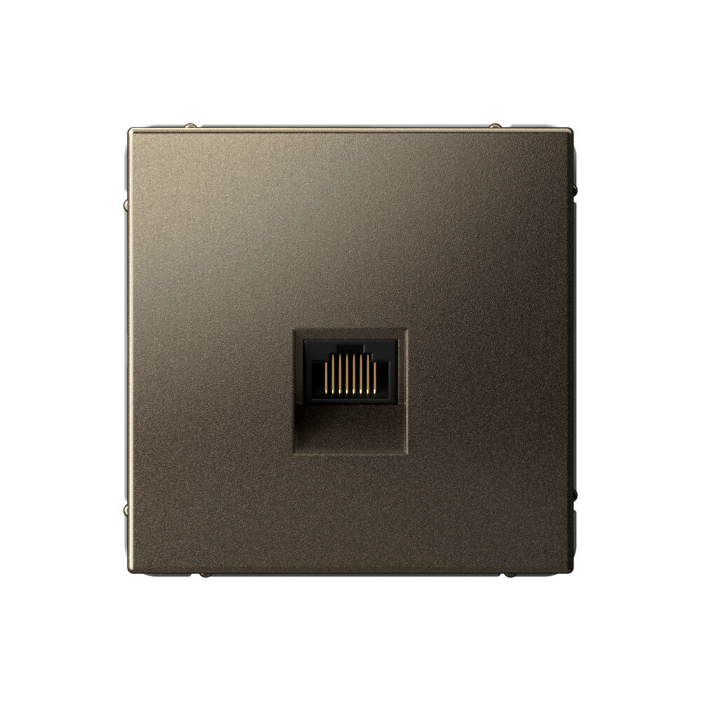 Розетка компьютерная RJ45 Systeme Electric ArtGallery Мокко, категория 5е, механизм GAL000683