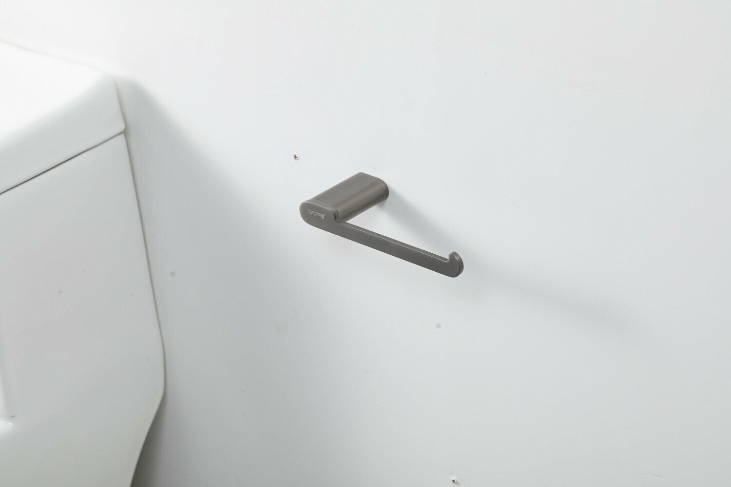 Бумагодержатель GAPPO G30903-29 оружейная сталь, металл, крепление шурупы