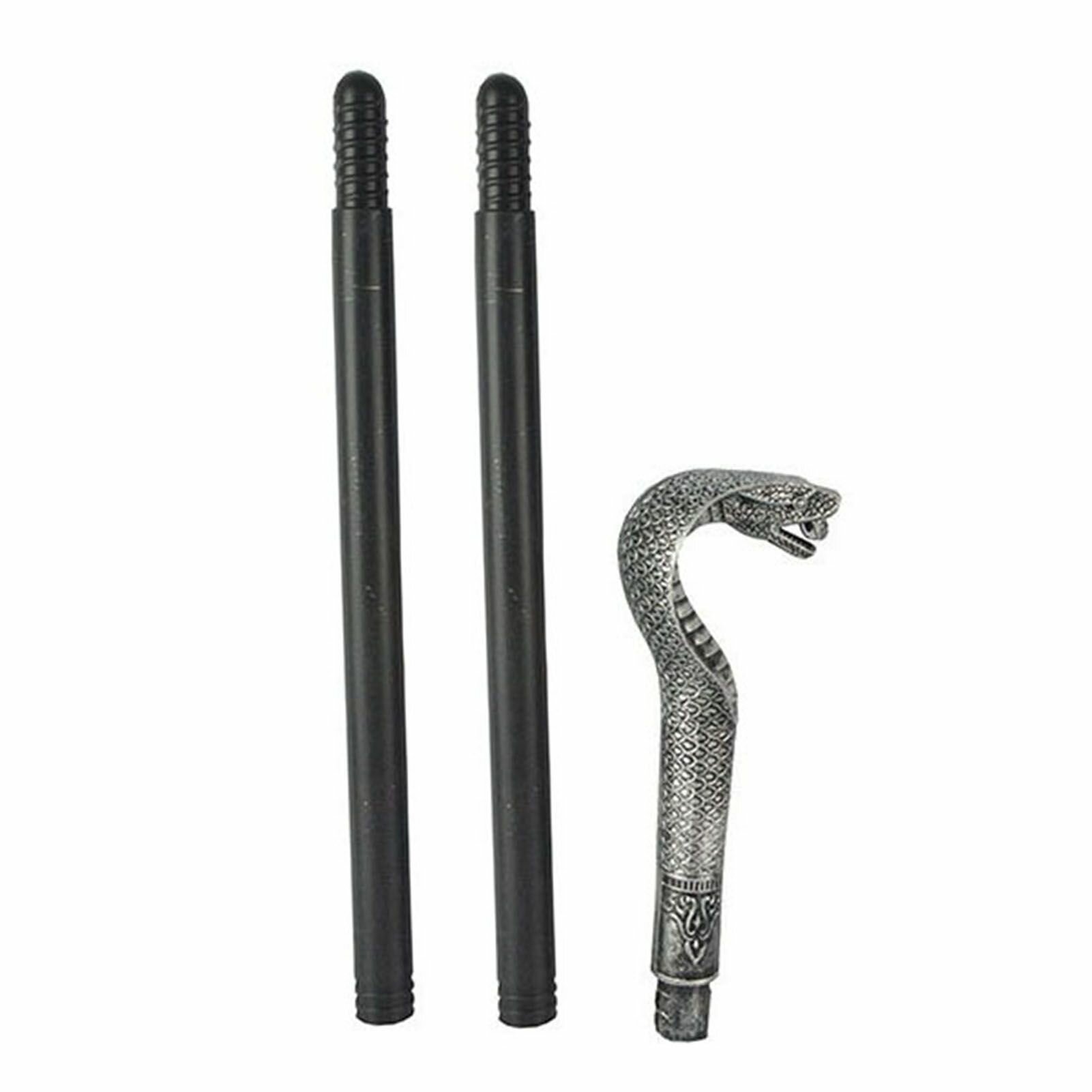 Мистический аксессуар фараона в древнем египетском стиле, посох, скипетр, аксессуар для костюма, реквизит для Хэллоуина, нарядные вечеринки, серебряная голова змеи