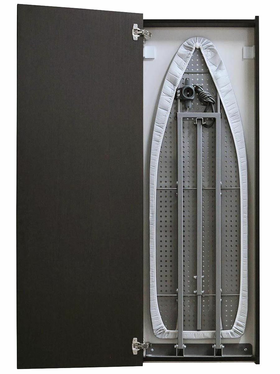 Встроенная гладильная доска Айрон Слим Эко (без зеркала) Венге распашная лево