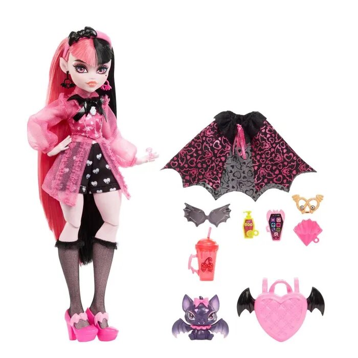 Кукла Монстр Хай Дракулаура Monster High Draculaura Streaked Hair HHK51