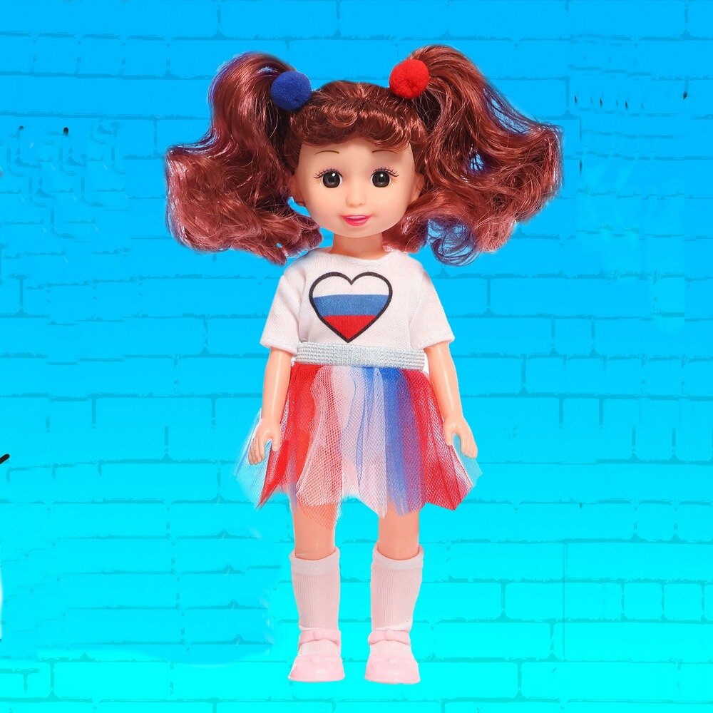 Кукла классическая «Милая: Россия», в боди и юбке