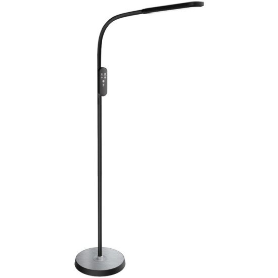 Торшер Camelion KD-871F C02 черный LED 15Вт с ИК пультом ДУ