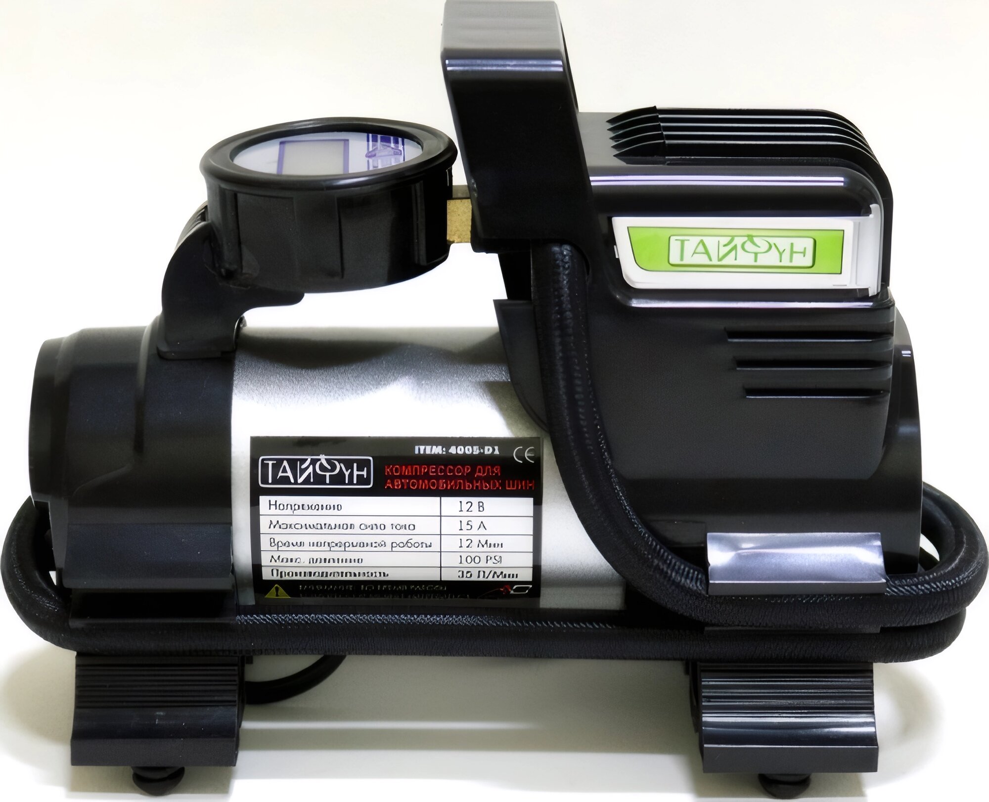 Компрессор автомобильный тайфун 400S-D1