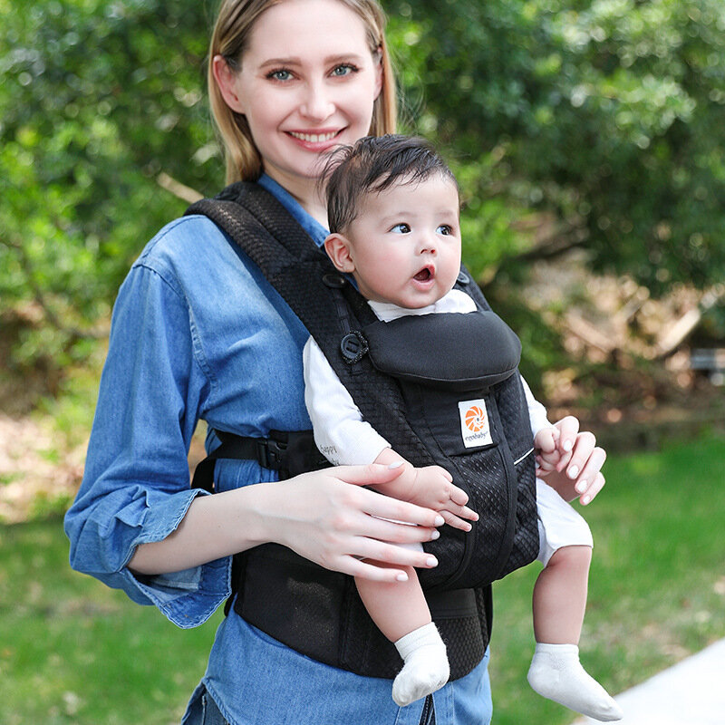 Egobaby Breeze Переноска Black Легкая передняя и задняя ношение для младенцев