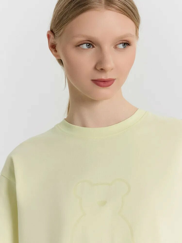 Футболка MARK FORMELLE Для женщин, размер 164/170-108-114, желтый — фото 1