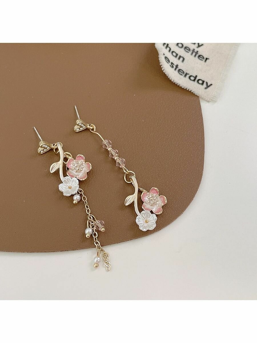 Серьги, жемчуг имитация