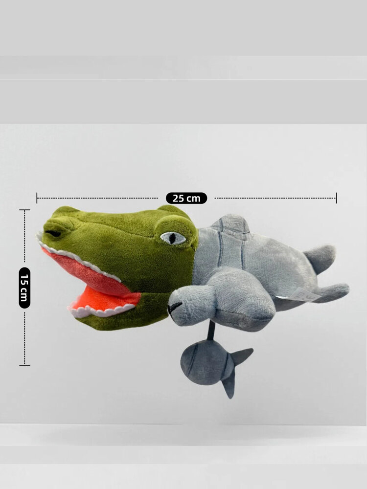 AI Мягкая игрушка акула "Американский Шань Хай Цзин" | Плюшевая акула Tung Tung Sahur в наличии