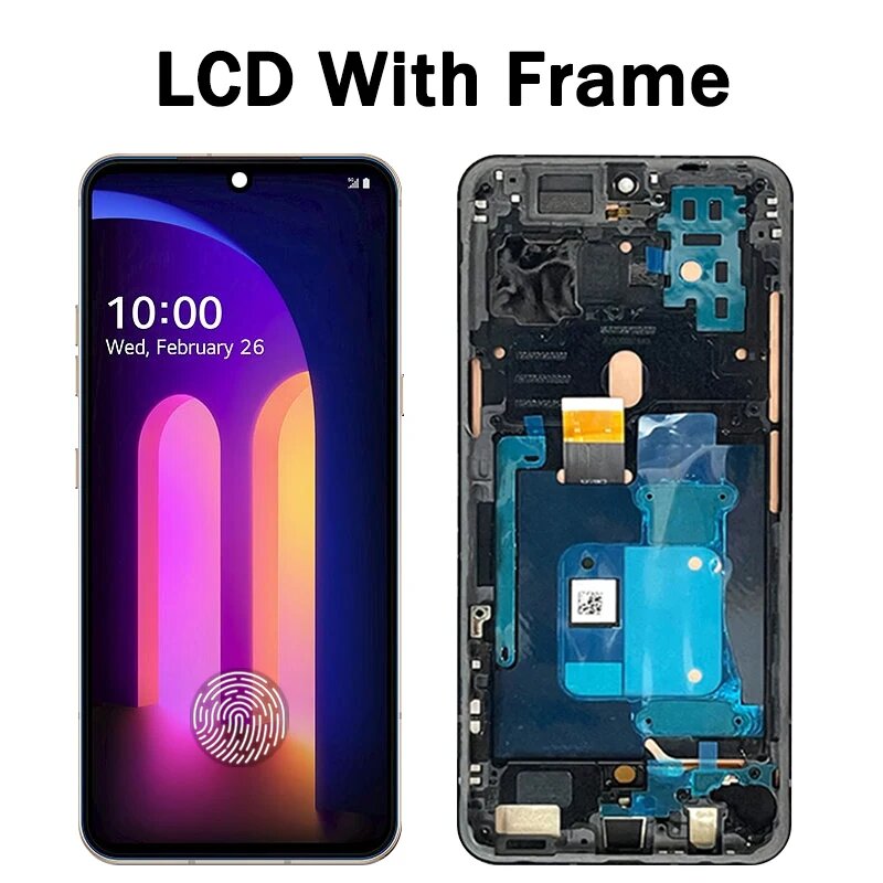 ЖК-дисплей LG V60 ThinQ 5G Black With Frame