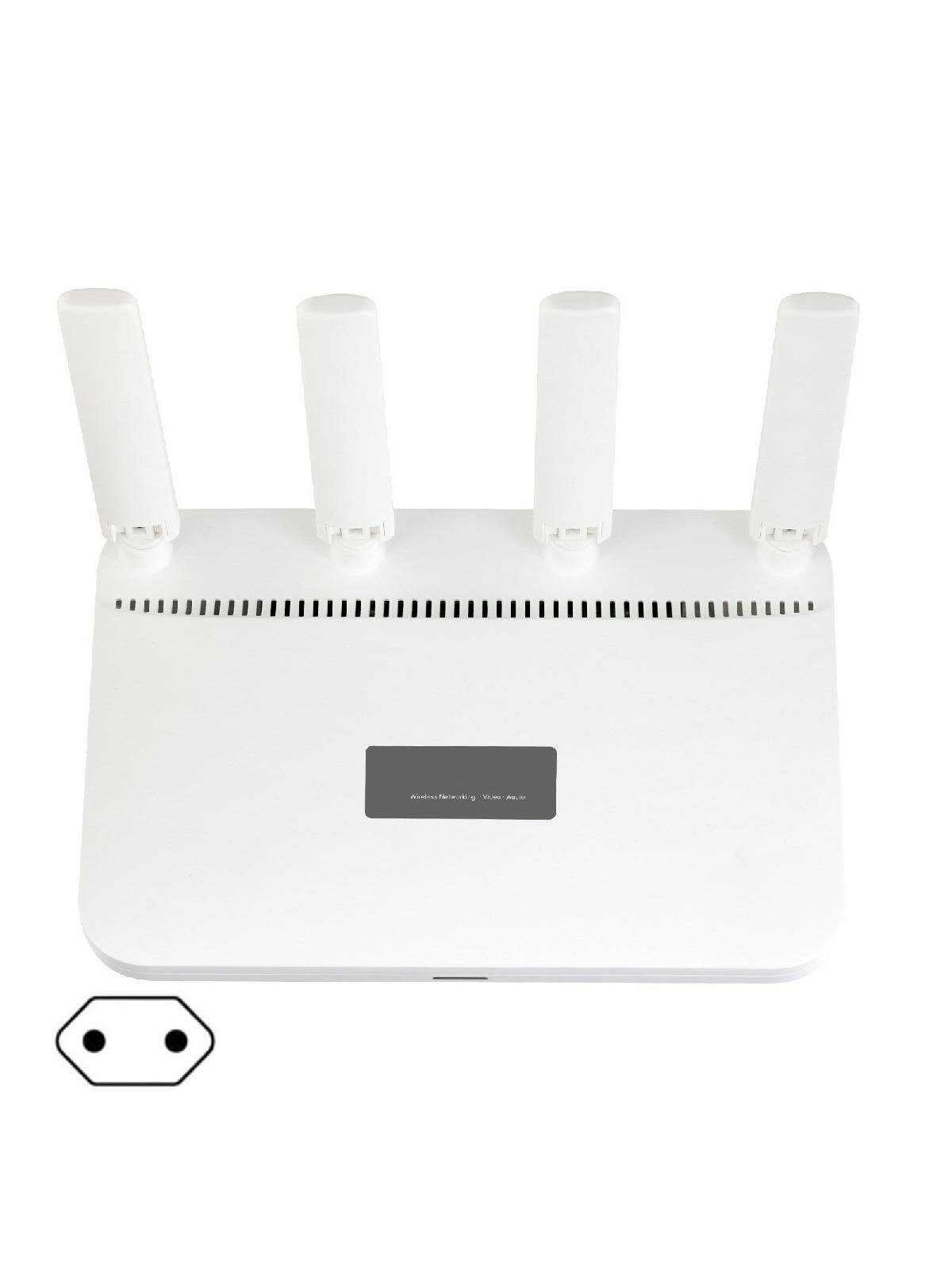 Gigabit WiFi 6 Routers With OpenWRT System, 2 Band 1800Mbps, 4 High Gains Antennas for Extended Coverage