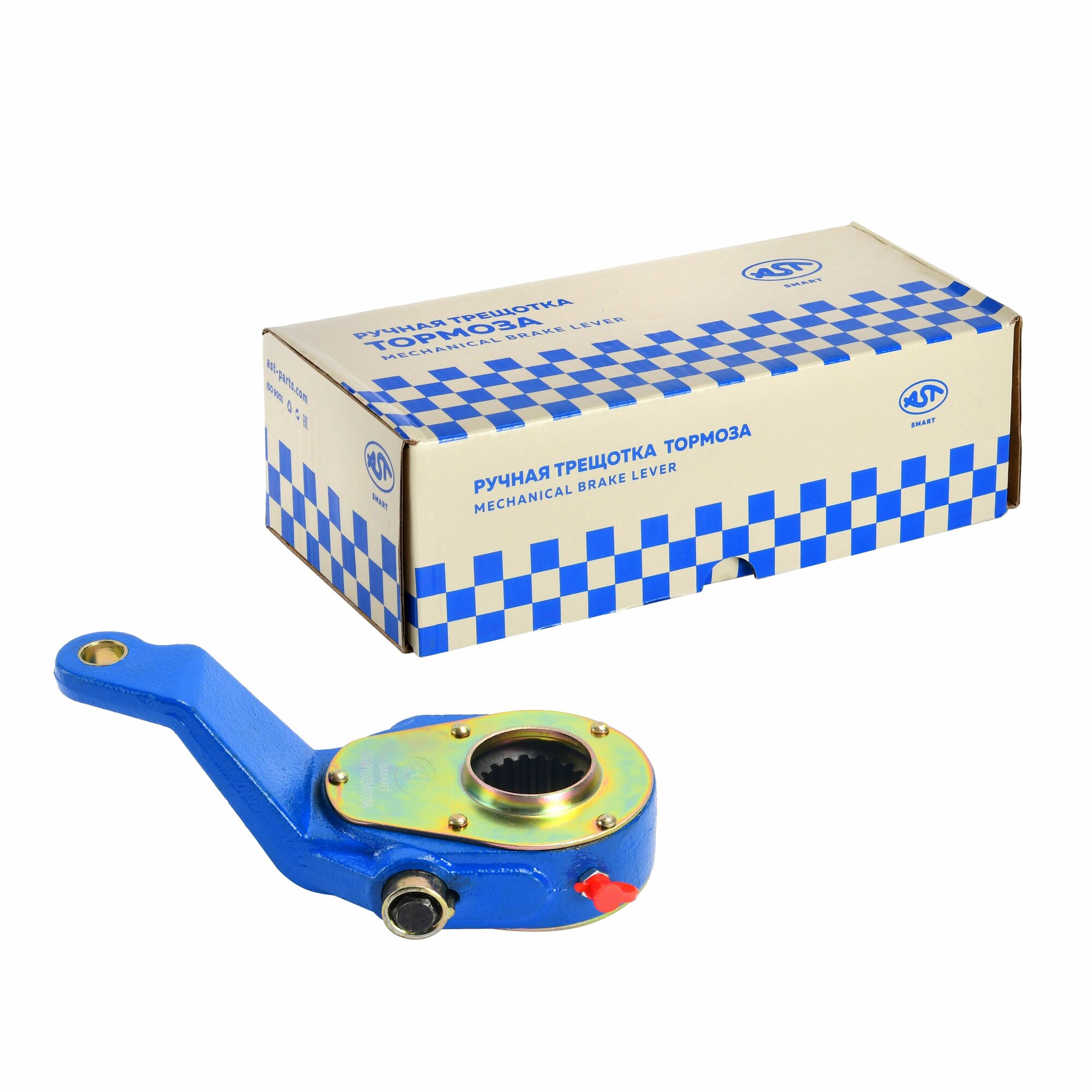 Трещотка тормоза ручная для SHAANXI/HOWO/SITRAK D-38/34 Z-19 задняя левая (HD90149340139/WG9100340056) AST Умный Smart