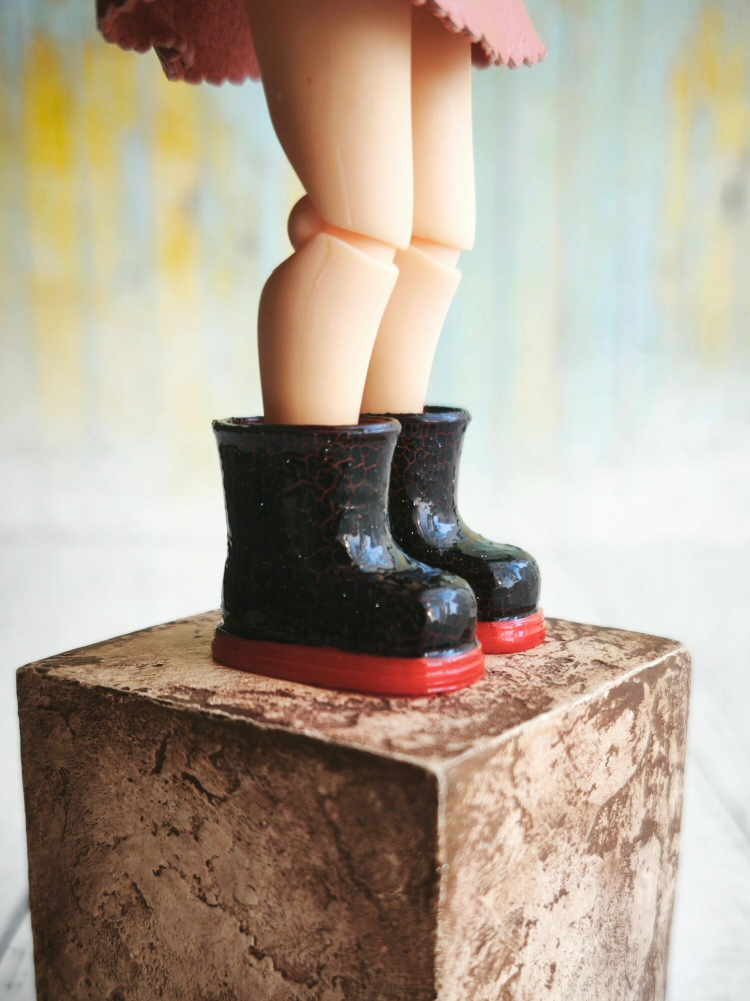 Сапоги "Кракелюр" для куклы Obitsu11/YMY