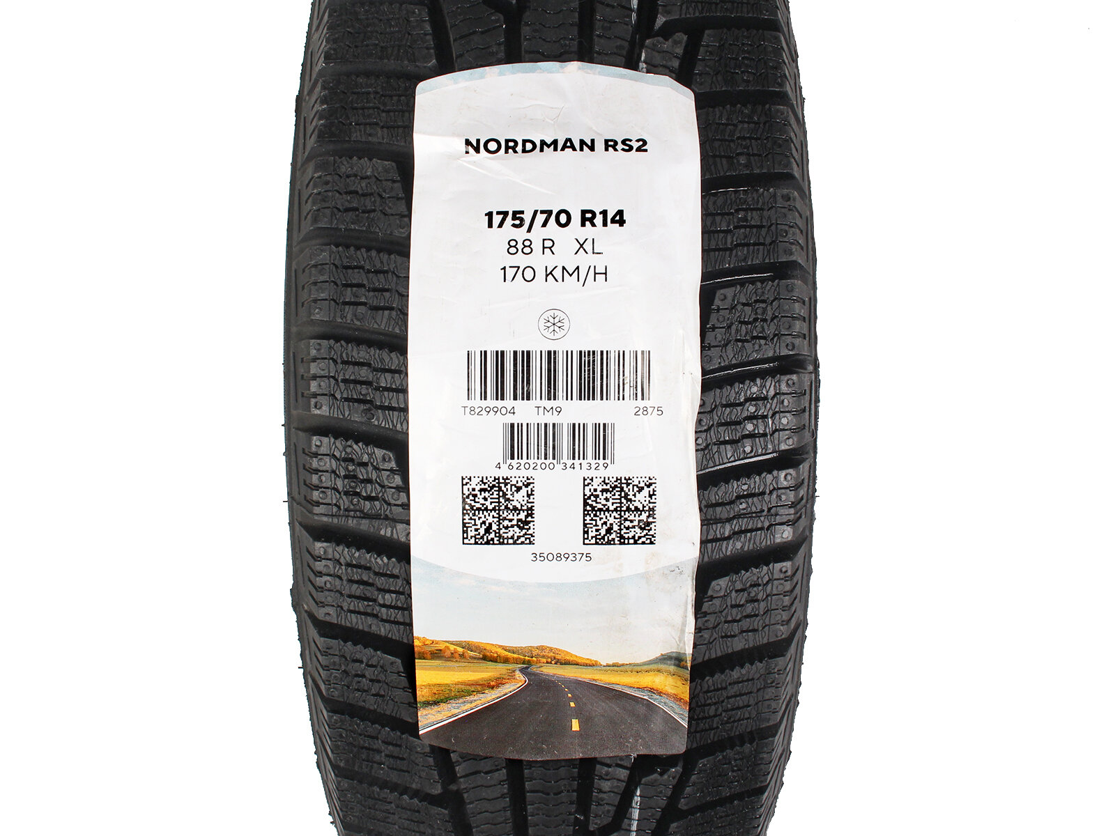 Шина NORDMAN RS2 175/70 R14 88R XL (1 штука), зимняя не шипованная