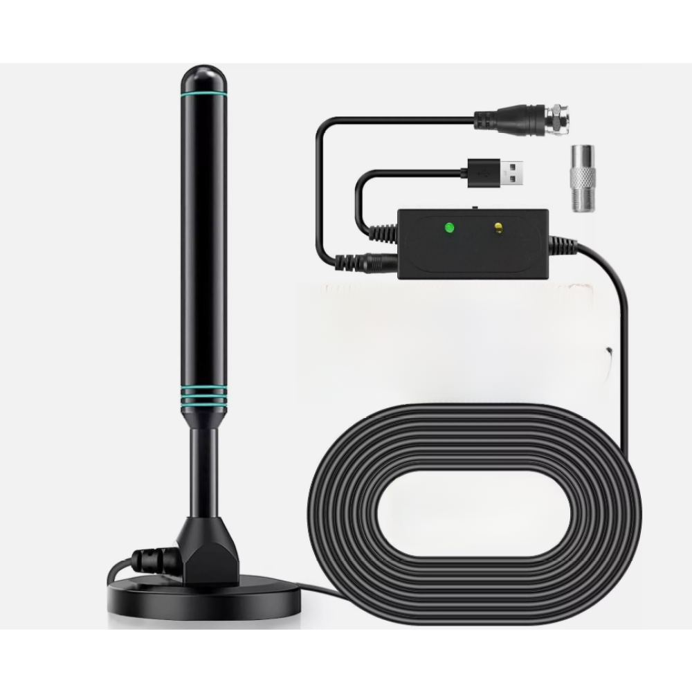 Телевизионная антенна – цифровая комнатная телевизионная антенна с усилителем сигнала, магнитное основание, Великобритания, новая