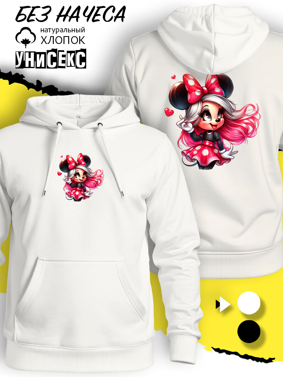 Худи Толстовка свитшот с Минни Маус Minnie Mouse