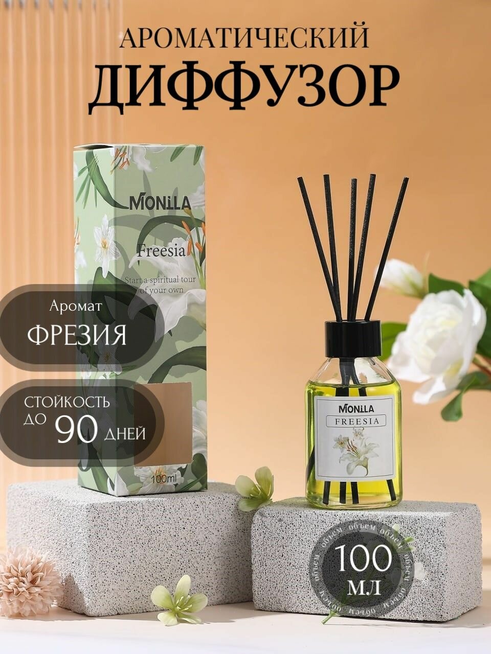 Ароматический диффузор Bluebell Monilla 100мл