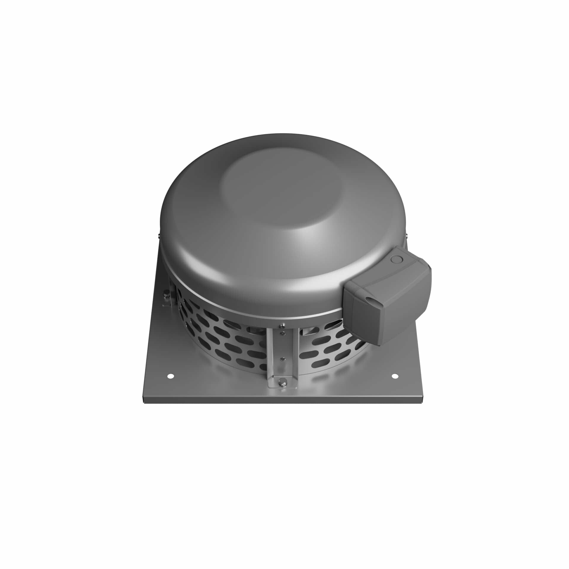 Крышный вентилятор ERA PRO ERF, центробежный, для дымоудаления, графит
