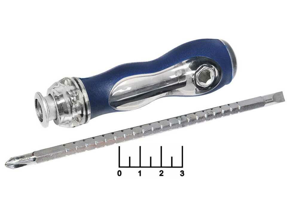 Отвертка двухсторонняя 5.8*160мм регулируемая Tundra 2276021