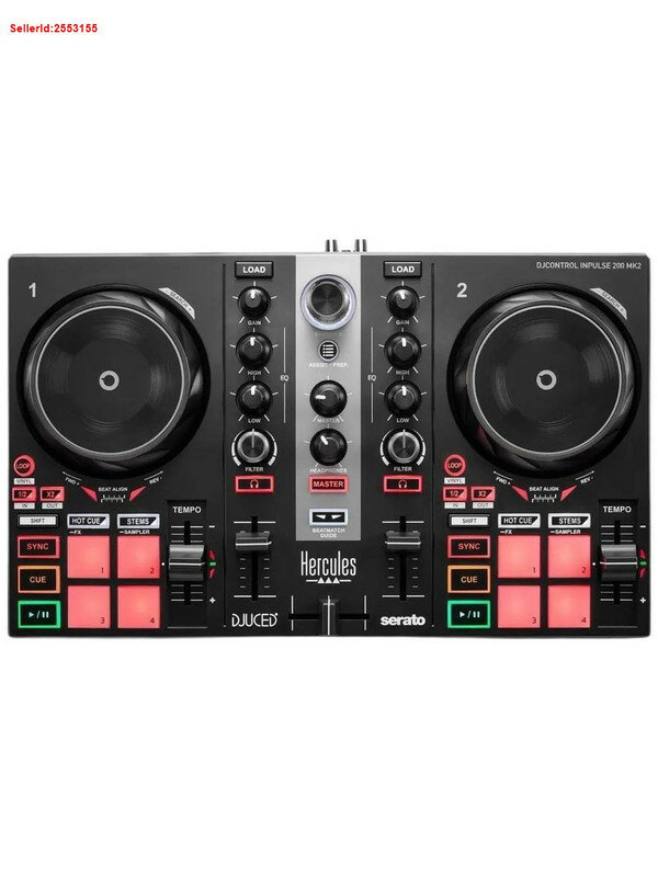 Контроллер Hercules DJControl Inpulse 200-MK2
