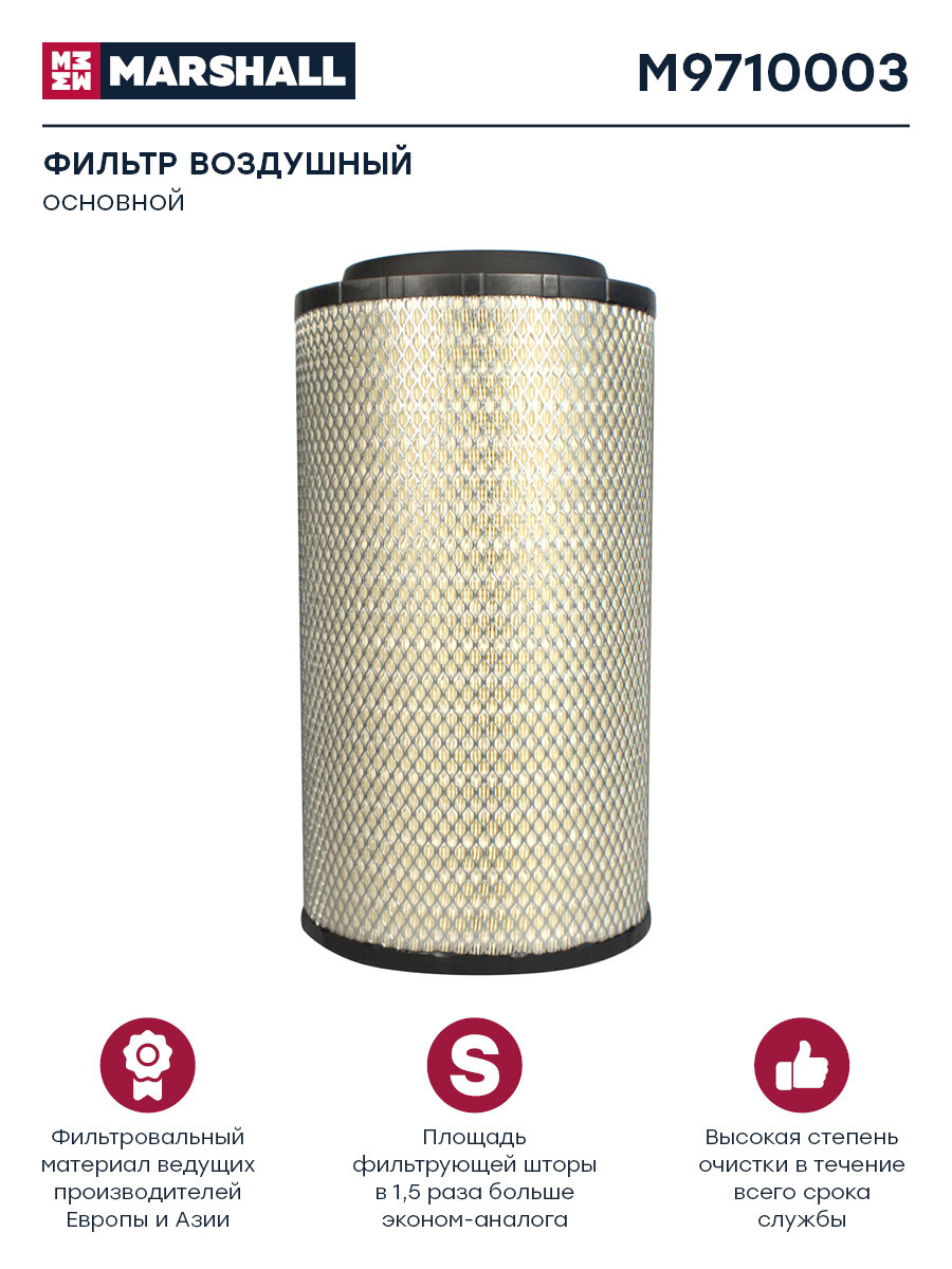 Фильтр воздушный MAN TGA/TGS/TGX, основной