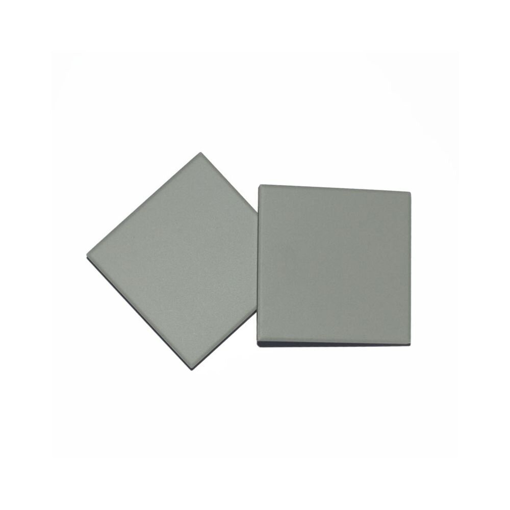 Керамогранит TopCer, универсальный, матовый, 10×10 см, 8мм, 1м², светло-серый