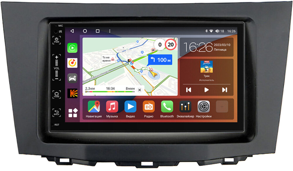 Штатная магнитола Suzuki Kizashi 2009-2014 Canbox H-Line 5514-RP-SZKZ-412 Android 10 (4G-SIM, 6/128, DSP, IPS)