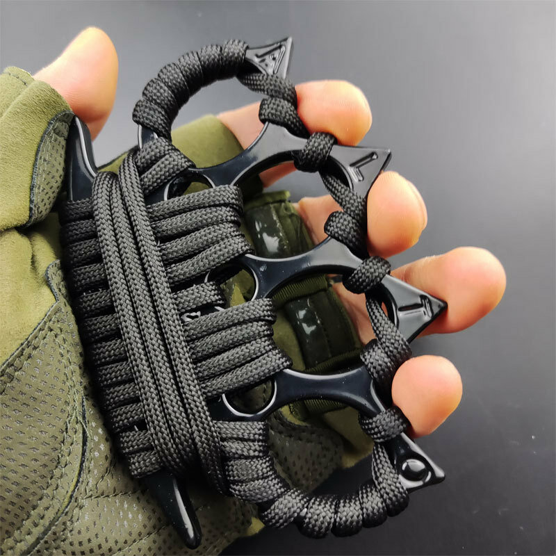 Кольцо на палец с дизайном в виде головы коровы, захват для четырех пальцев, утолщенное кольцо для кулака, законное средство самообороны, кольцо для поддержки руки, стеклобоек.