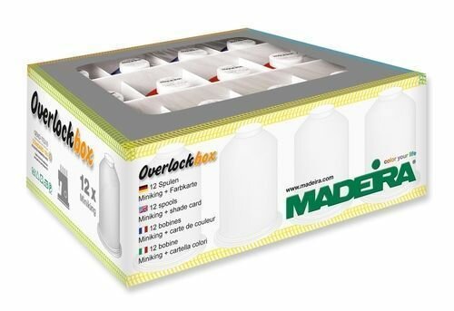 Набор ниток для оверлока 3+1 (Overlockbox 3+1) Madeira 9202