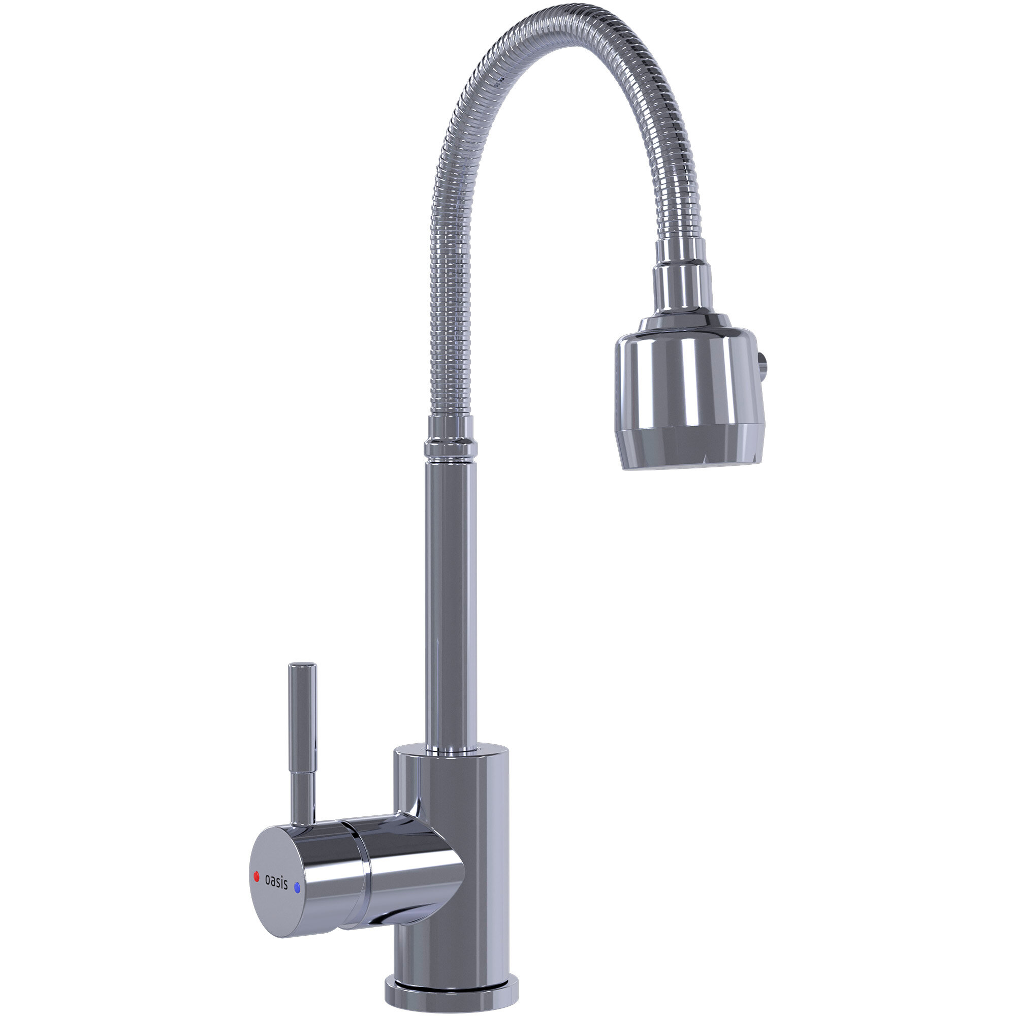 Смеситель Oasis SUS1005HCGL для кухни, однорычажный с гибким изливом и переключателем режимов