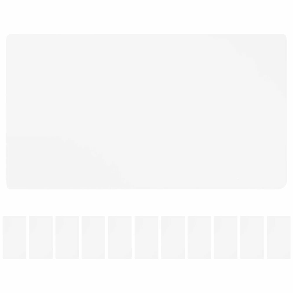 Прозрачные маты для детского творчества, термостойкие коврики для 3д ручки 12 листов 18x10x0,1 см для рисования и моделирования