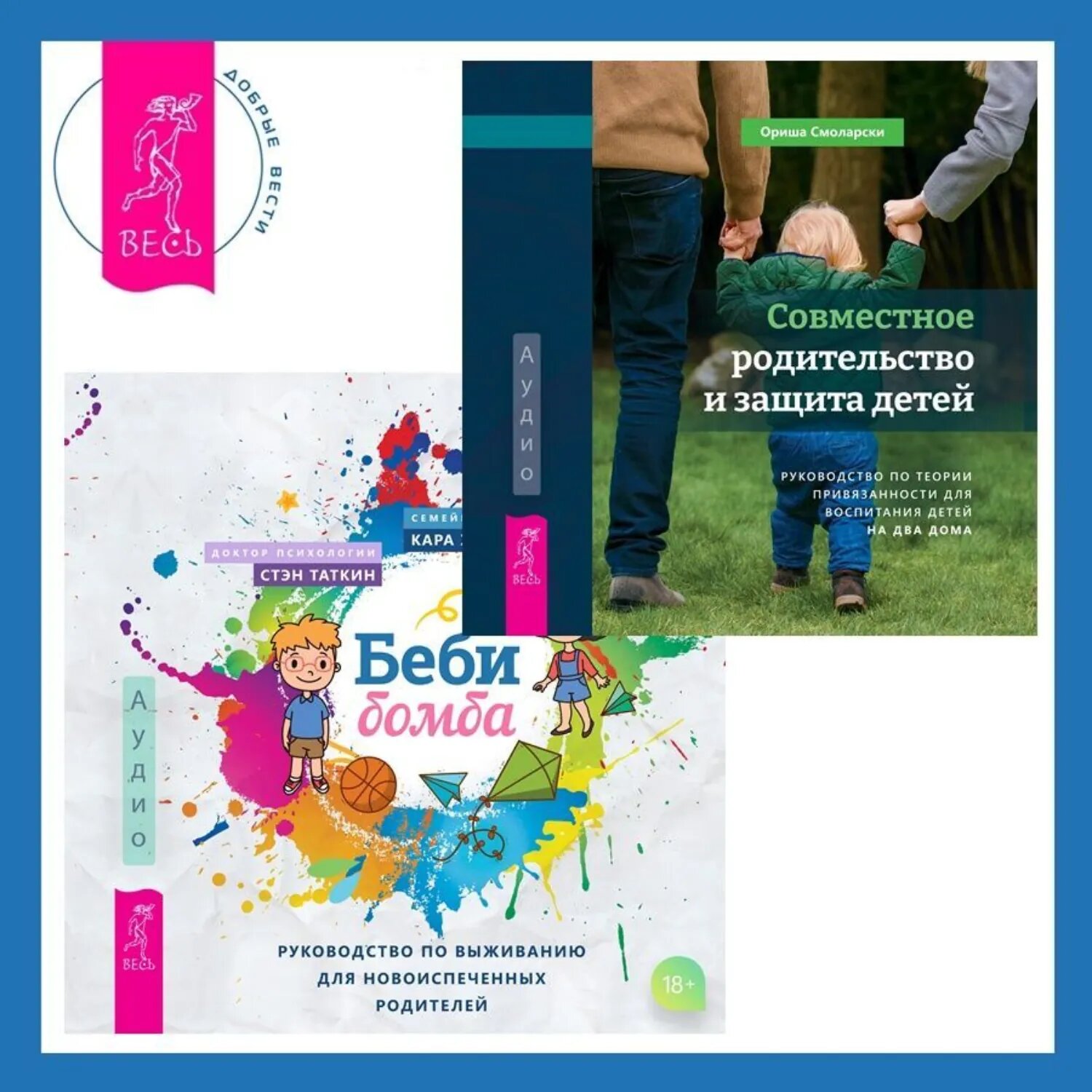 Беби-бомба. Руководство по выживанию для новоиспеченных родителей. Совместное родительство и защита детей: руководство по теории привязанности для воспитания детей на два дома [Аудиокнига]