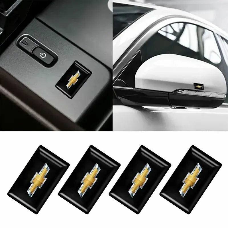 Наклейки На Авто. 4 Шт. 18*11 мм Chevrolet (Шевроле)