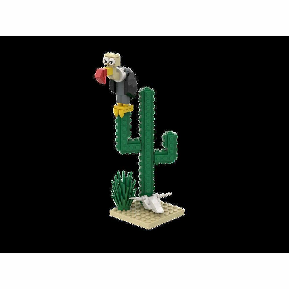 127шт. Конструктор Lucky Luke - Cactus Набор строительных блоков
