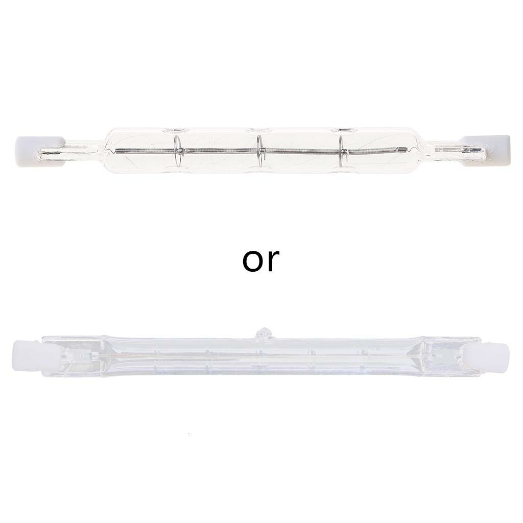 Лампа линейная 150 Вт, тёплый свет, двойной контакт, 500w