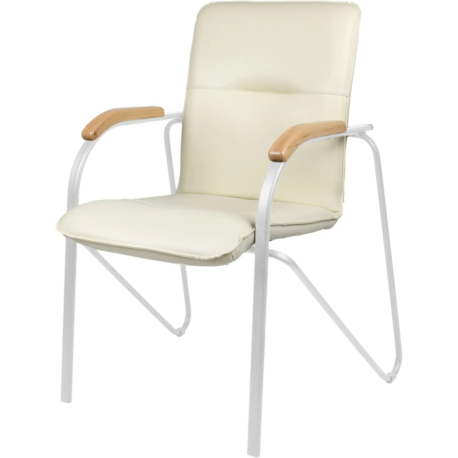 Конференц-кресло UA_EChair SAMBA Silver, бежевый цвет (V-18 1.007)