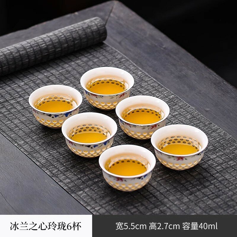 Аксессуары для заваривания чая, мастер-чашка, шесть керамических чашек для чая, чайная чаша, маленькая чашка для питья чая, японский набор для кунг-фу чая