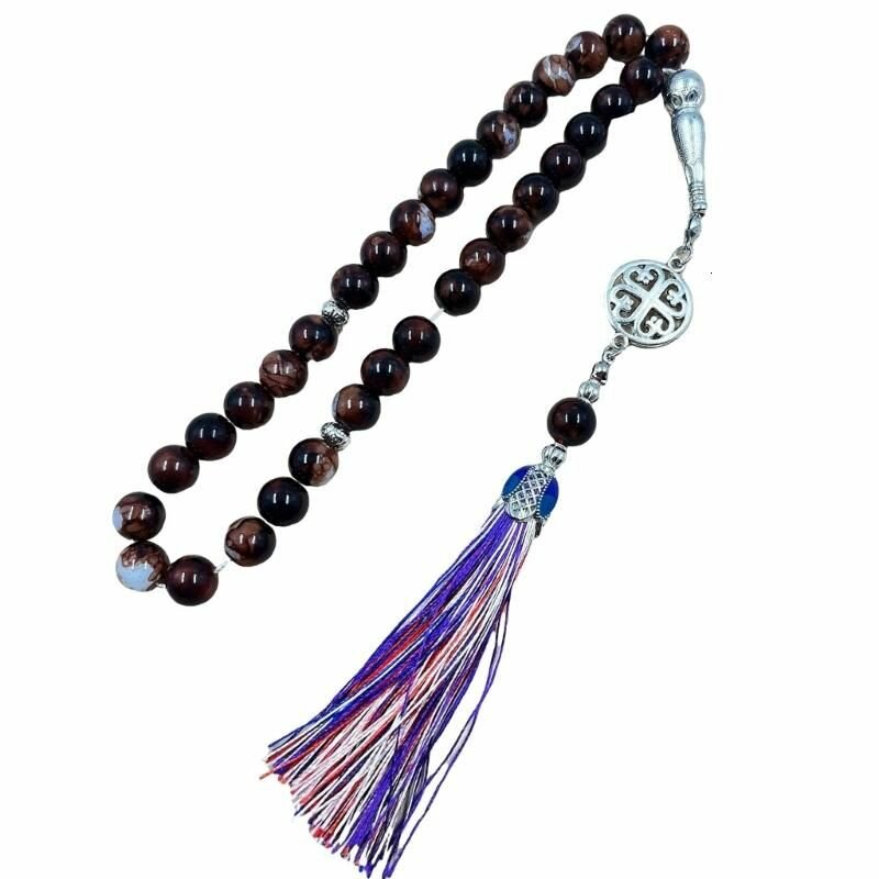 Религиозные молитвенные бусинки браслет исламский, Цвет № 6