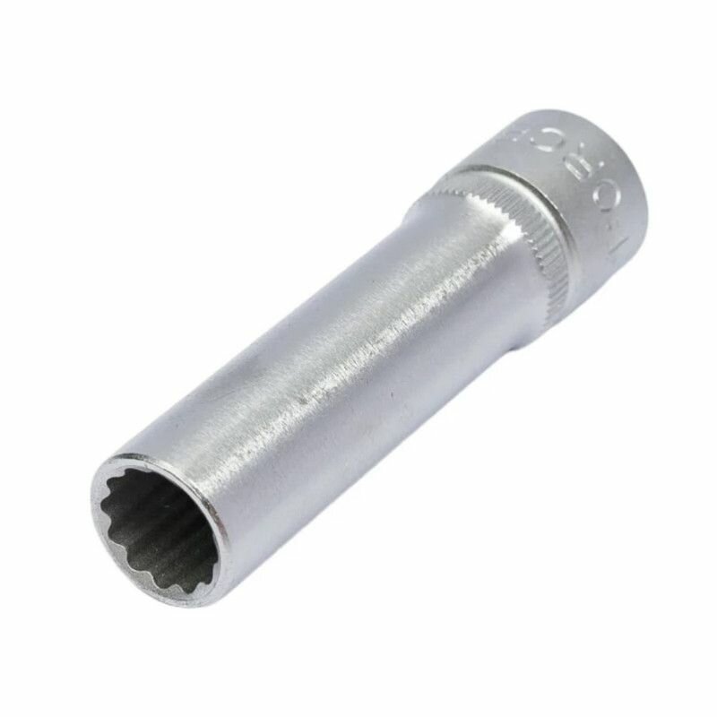 Головка торцевая глубокая 3/8" 12-гранная, 12 мм, L63 мм, Force 5396312