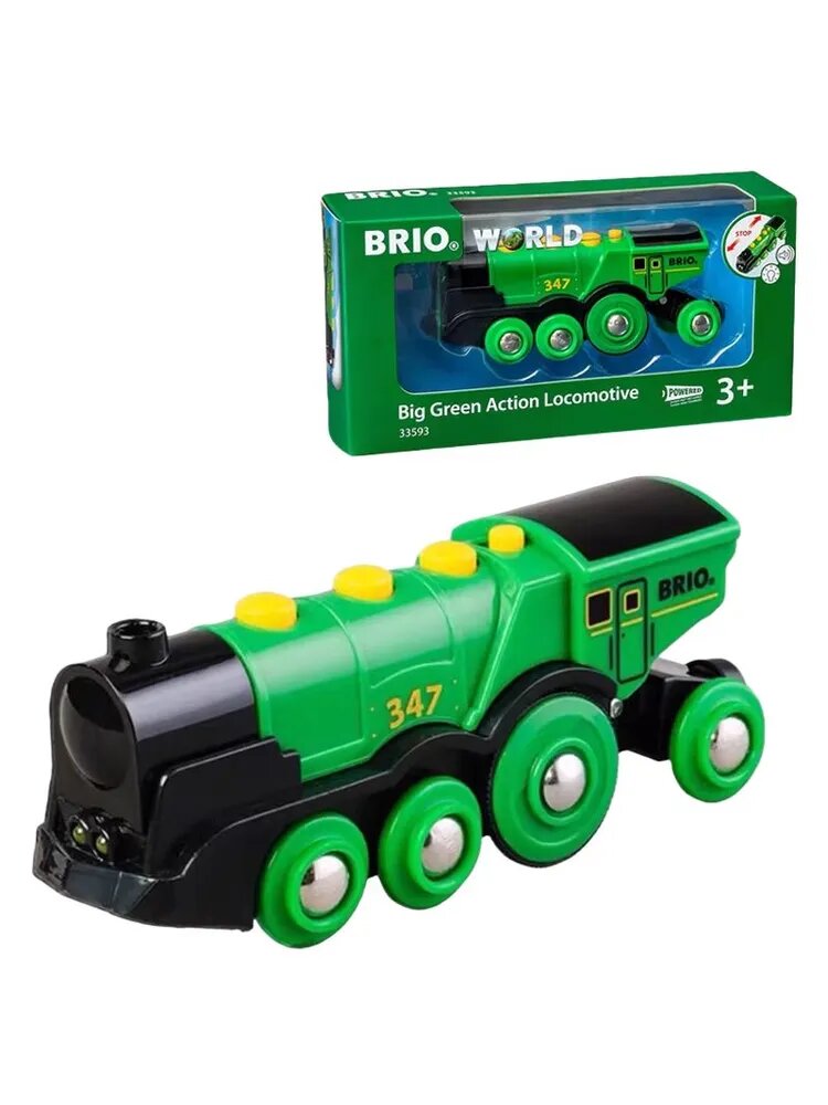 BRIO Зеленый локомотив-33593