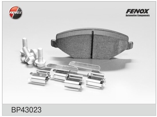 Колодка тормозная VW Polo с 2010г. (RUS) передняя (Fenox) BP43023 (4 шт.)