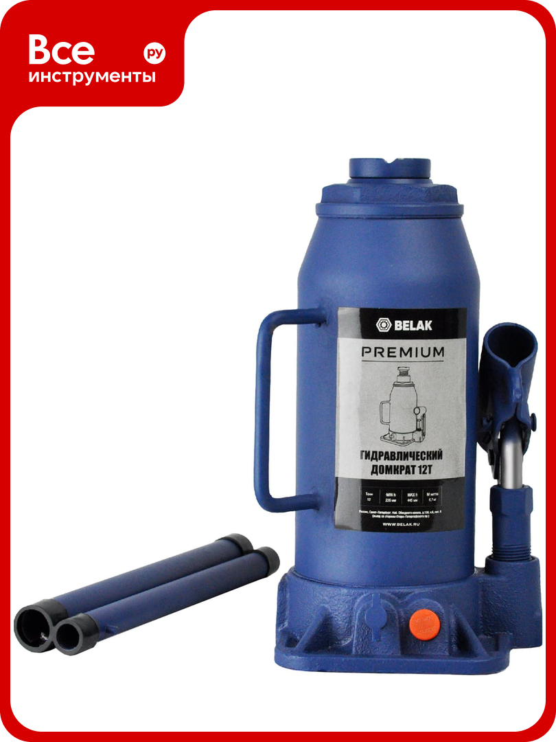 Гидравлический домкрат BELAK PREMIUM 12 т BAK.30017