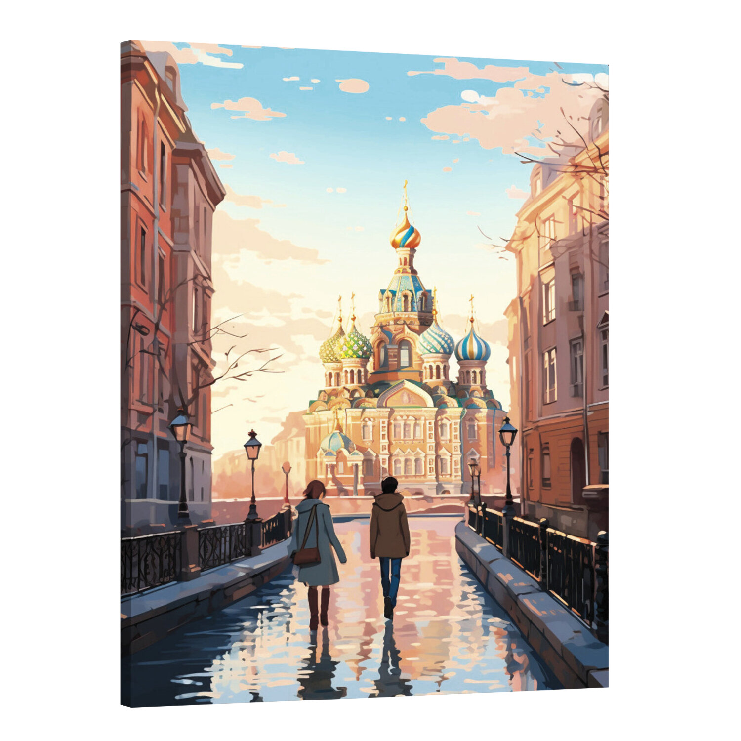 Интерьерная картина 50х70 "Питерский магнетизм"