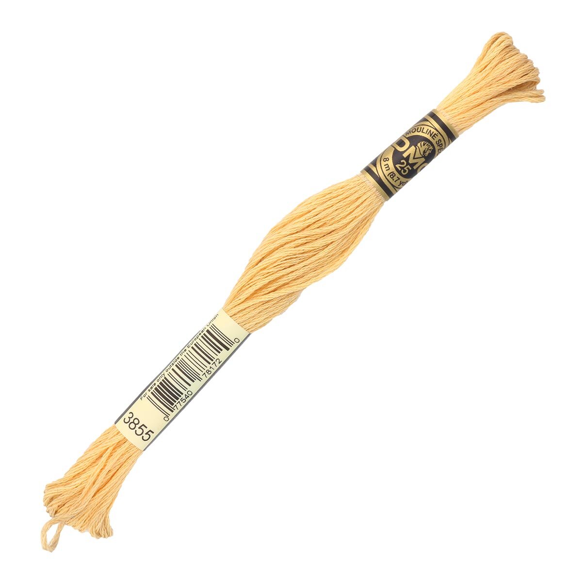 Мулине одноцветный набор DMC 117, мерсеризованный хлопок, 8 м (3855), 12 шт