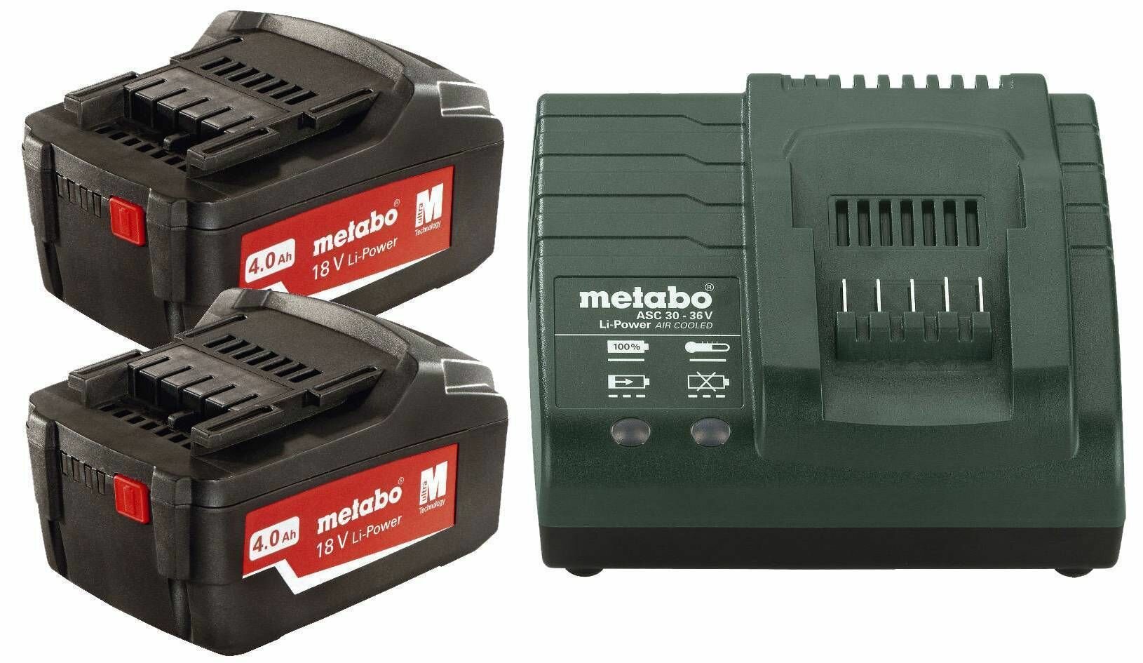 Комплект АКБ и ЗУ METABO Basic-Set4.0 685050000