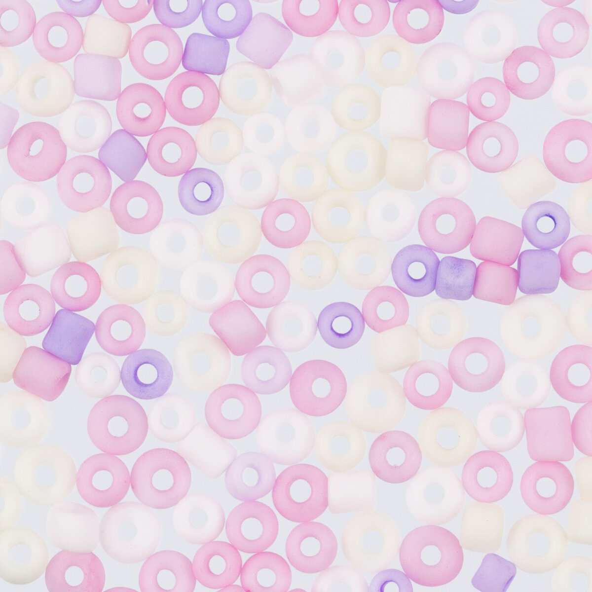 Бисер "Zlatka" круглый GR 11/0 10 г №1011 микс меланж макарун